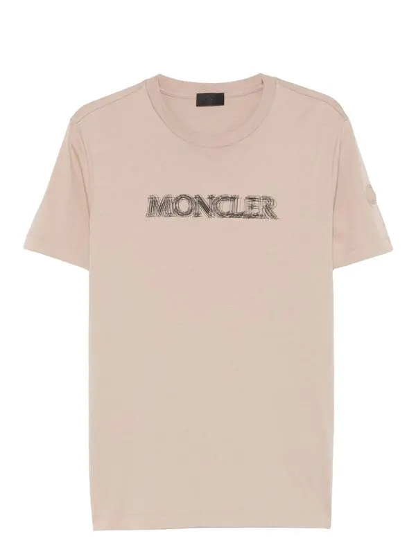 Moncler Short-sleeve T-shirt - Neutrals