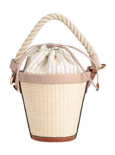 MAISON MARGIELA Handbag Vegetable Fiber, Bovine Leather, Goat Skin, Cotton, Polyester - Blush