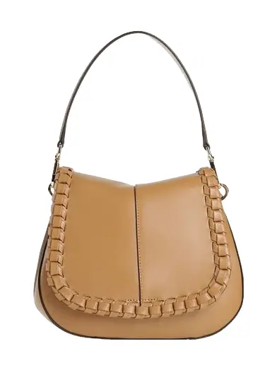 GIANNI CHIARINI Leather Saddle Bag - Beige