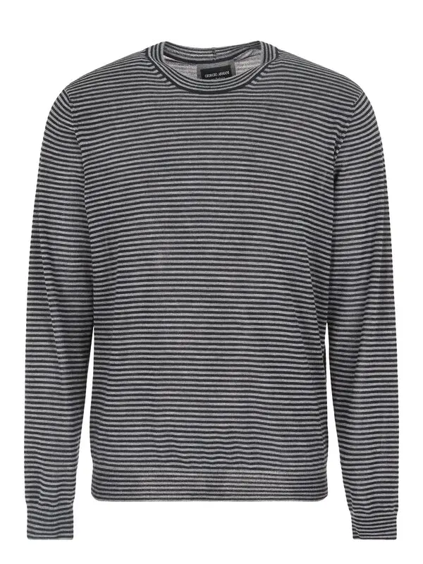 Giorgio Armani Icon Striped Cashmere Jumper - Patterned