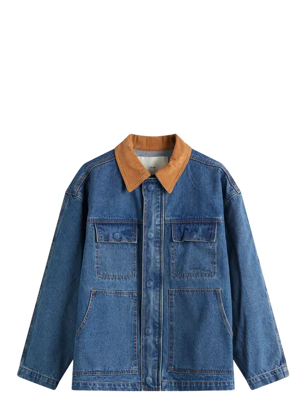 DUNST Vintage Denim Work Jacket - Classic Blue