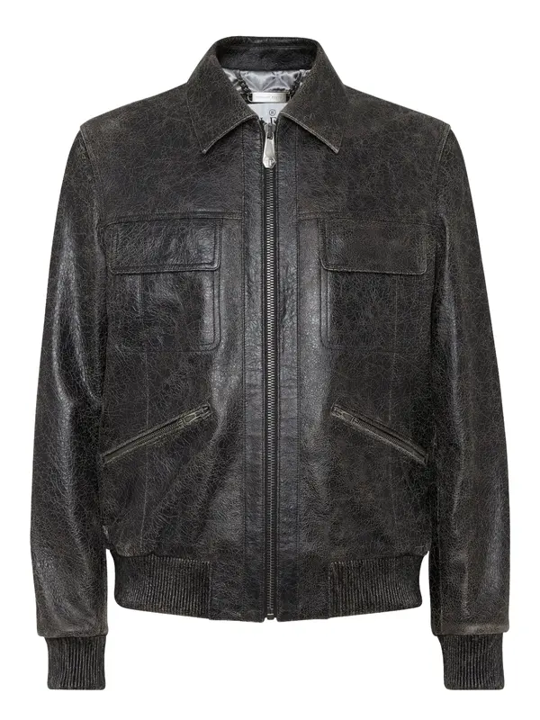 Philipp Plein Coster Bomber Jacket - Grey