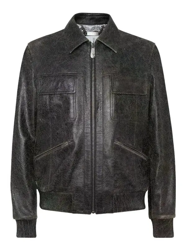 Philipp Plein Coster Bomber Jacket - Grey