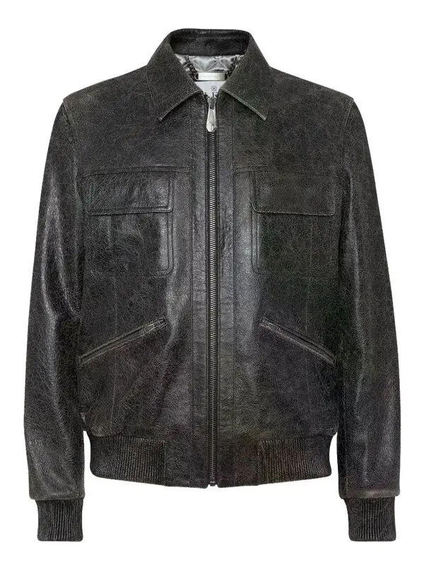 Philipp Plein Coster Bomber Jacket - Grey