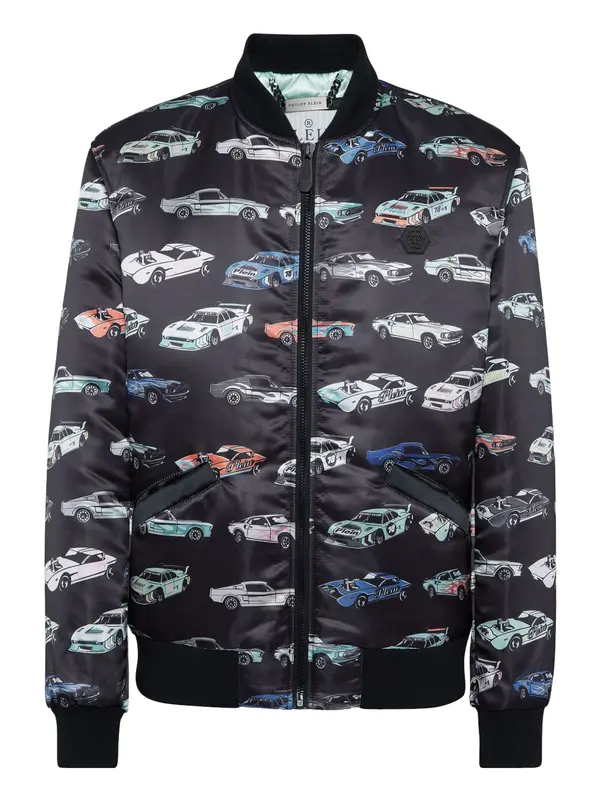 Philipp Plein Cars Racing Bomber Jacket - Black