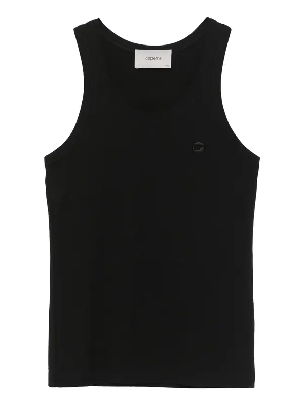 Coperni Logo Tank Top - Black