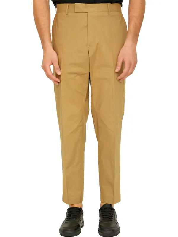 PT TORINO Cotton Trousers - Neutrals