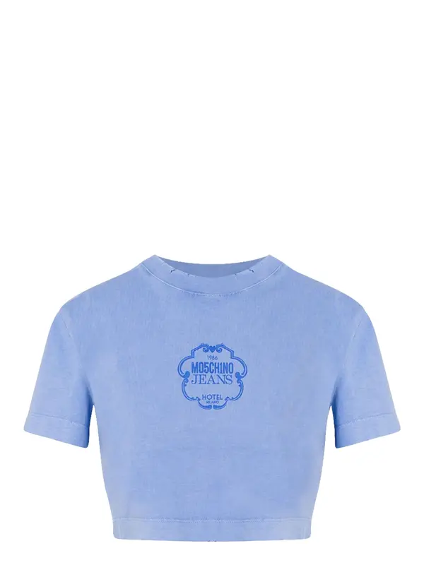 Moschino Logo-print T-shirt - Blue