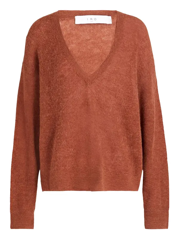 IRO PARIS Ballora Brushed Knitted Sweater - Tan