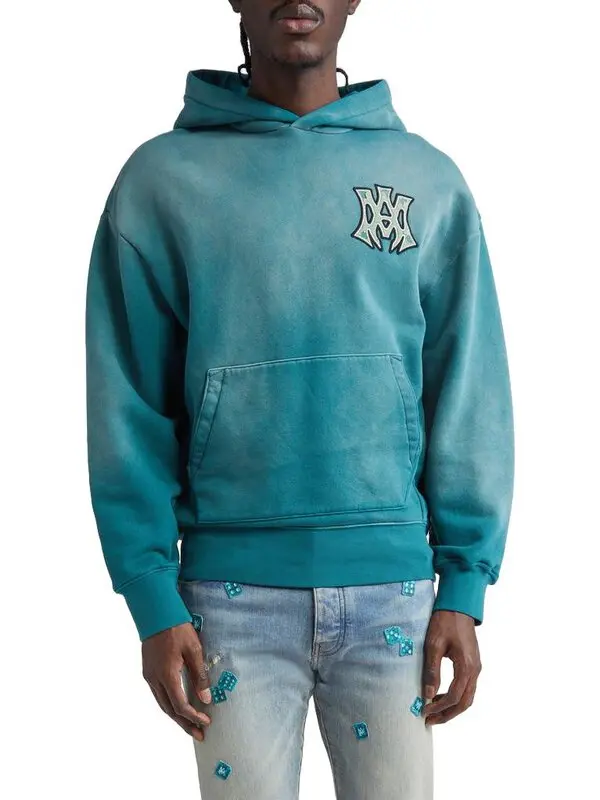 Amiri Ma Hollywood Oversized Hoodie - Evergreen