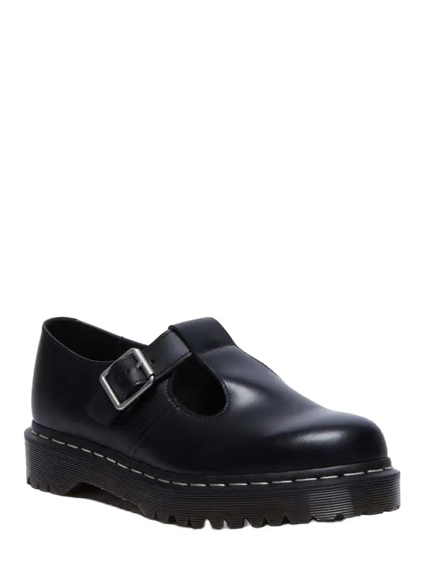 Dr. Martens Polley Bex Leather Mary Janes - Black