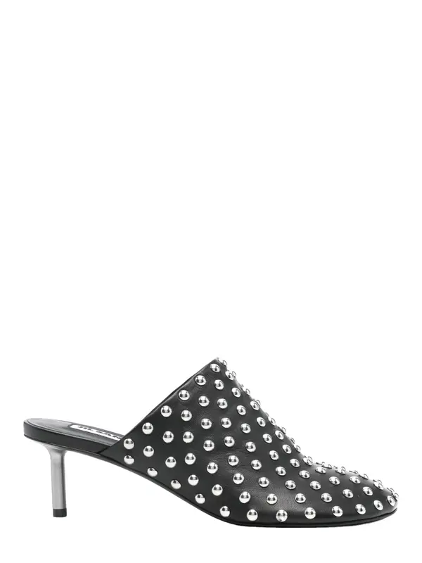 JIL SANDER 60mm Stud-embellished Mules - Black