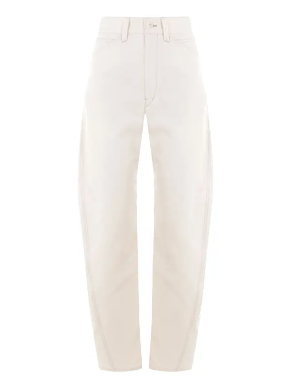 LEMAIRE Twisted Trousers - White