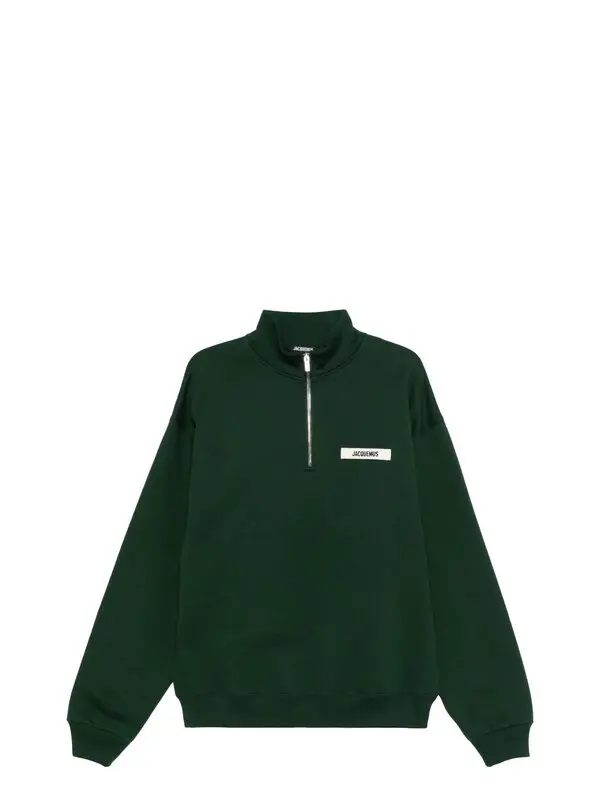 Jacquemus The Gros Grain Sweatshirt - Green