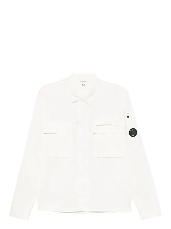 C.P. COMPANY Lens-detailed Shirt - White