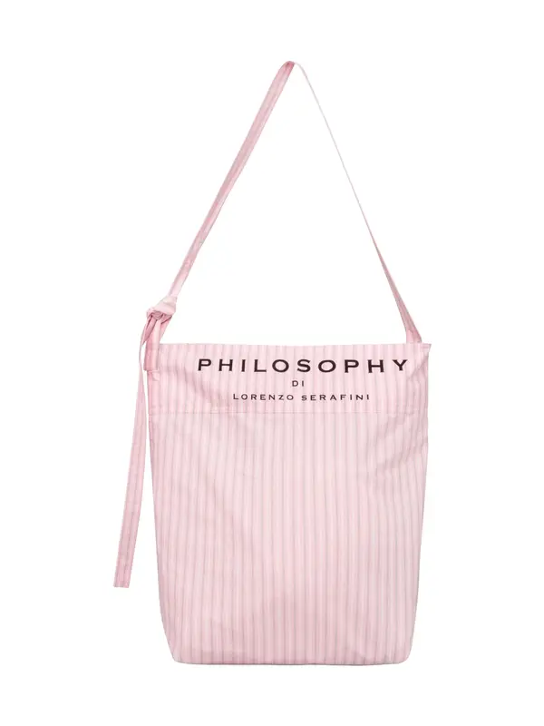Philosophy Di Lorenzo Serafini Striped Beach Bag - Pink