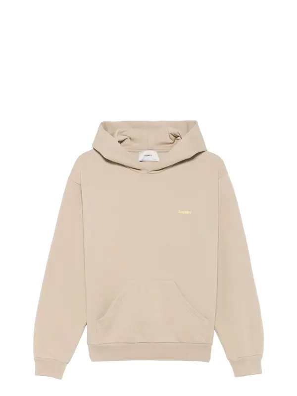 Coperni Logo-print Hoodie - Neutrals