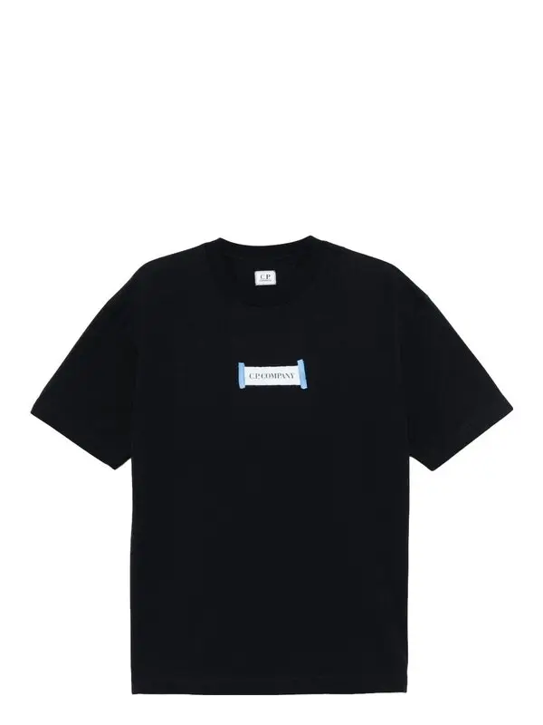 C.P. COMPANY Logo-print T-shirt - Blue