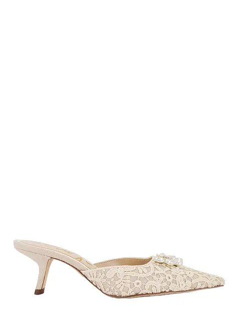 Sam Edelman Brit Orchid Mule - Ivory & Natural