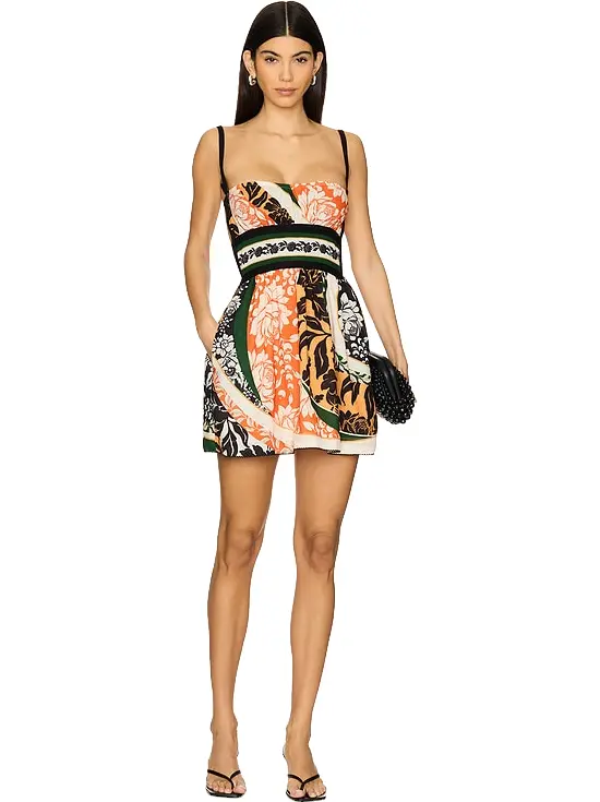 Agua Bendita Logan Mini Dress - Floral Multi