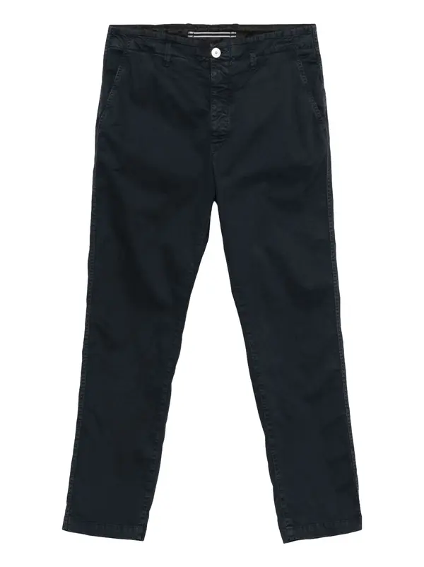 Stone Island Compass-motif Trousers - Blue