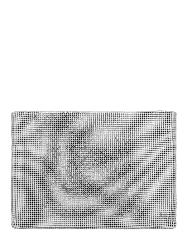 Rabanne Mesh Pouch - Silver