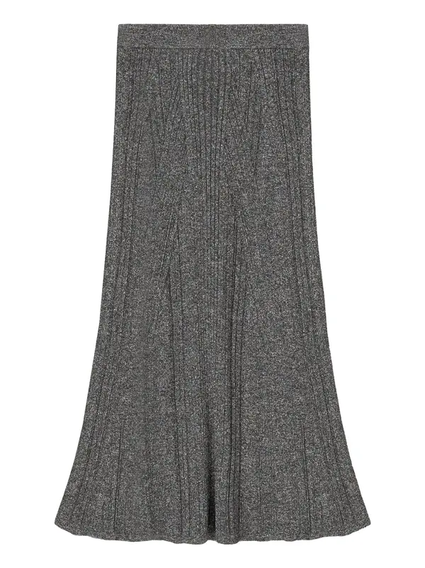AERON Mossy Midi Skirt - Grey