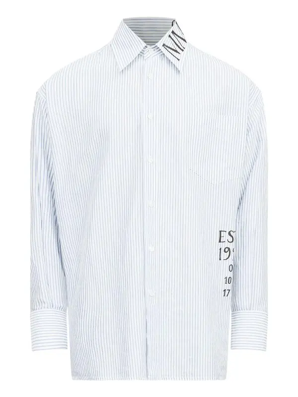 MAISON MARGIELA Logo-print Shirt - White