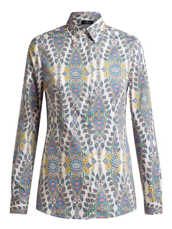 Etro Paisley-print Shirt - White