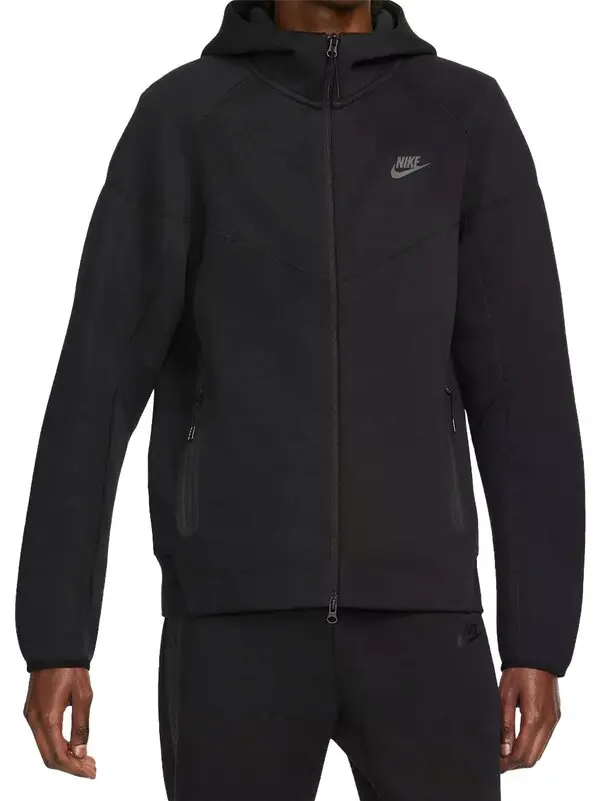 Nike Tech Fleece Zip-up Hoodie - Black