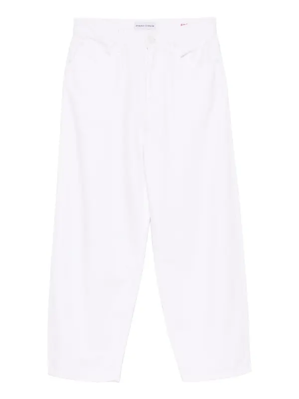 Pinko Straight-leg Jeans - White