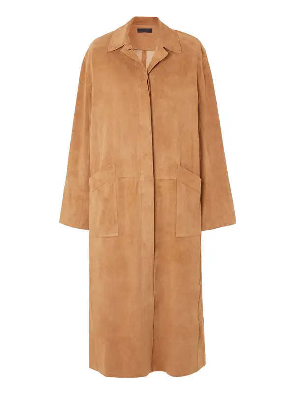 Stouls Corleone Suede Coat - Brown