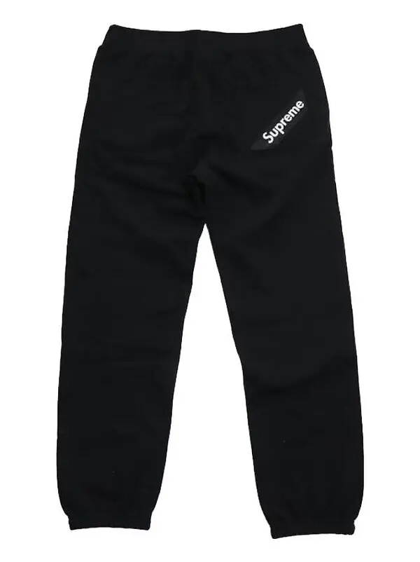 Supreme Corner Label Sweatpant - Black