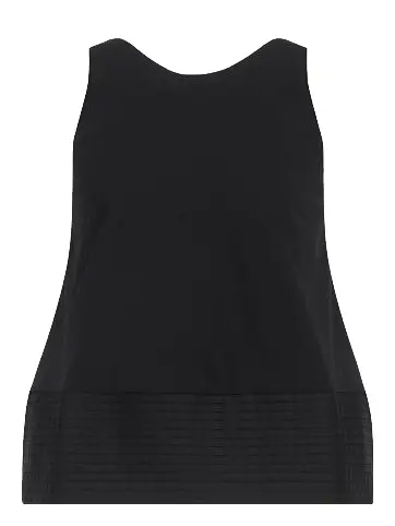 Alpha Studio Peplum Top - Black