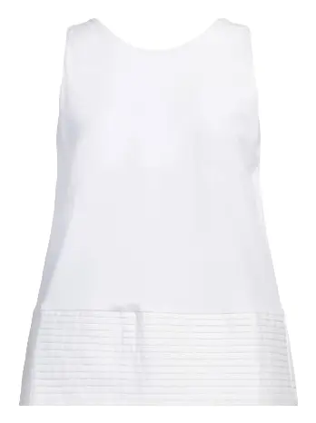 Alpha Studio Peplum Top - White