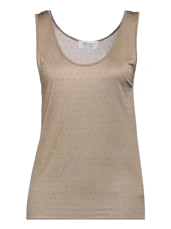 Blumarine Jersey Top - Beige
