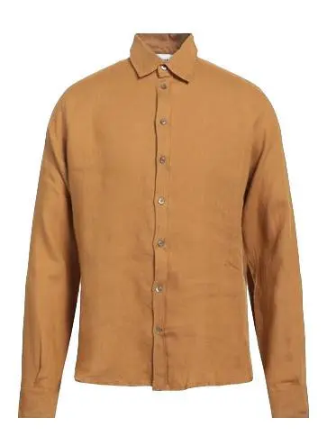 Alpha Studio Shirt Marigold Size Linen - Yellow