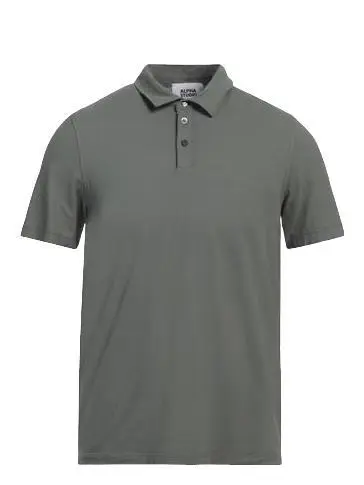 Alpha Studio Polo Shirt Size Cotton, Elastane - Green