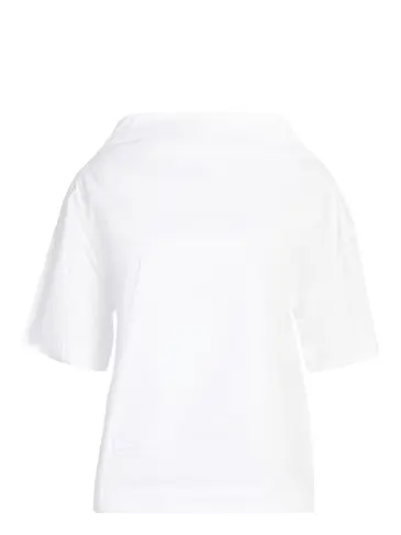 Alpha Studio Woven Top - White