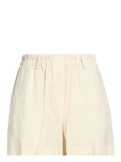 ALYSI High-waisted Solid Shorts - Yellow