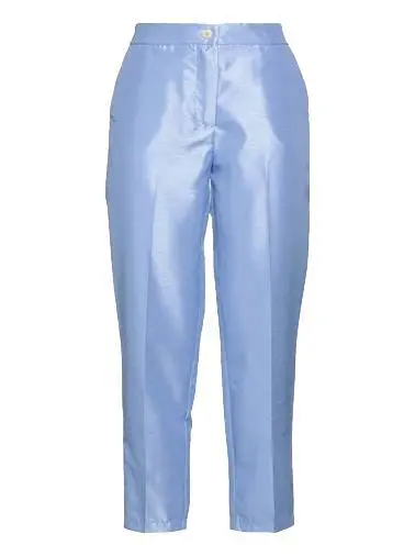 HAVEONE Tapered Shantung Trousers - Blue