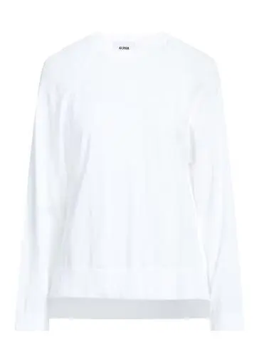 Alpha Studio Cotton Knit Sweater - White