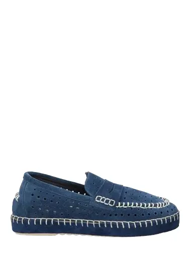 SAX Leather Penny Loafers - Blue