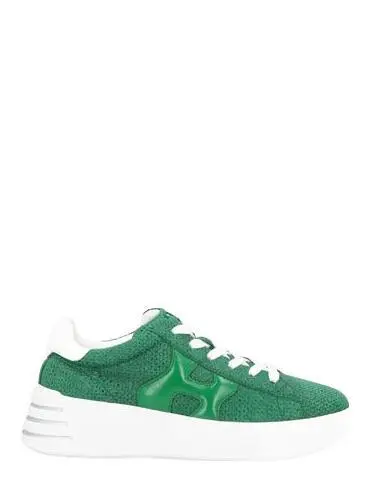 Hogan Low-top Leather Sneakers - Green
