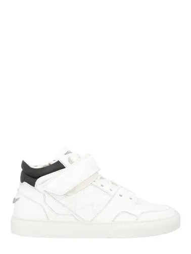 Zadig&Voltaire Leather High-top Sneakers - White