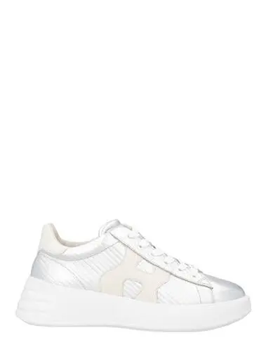 Hogan Leather Low-top Sneakers - Silver