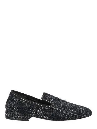 Maje Tweed Loafers - Blue