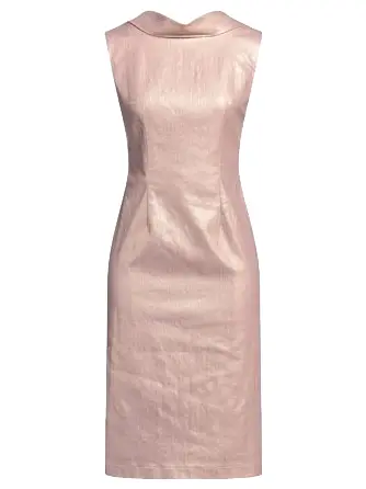SISTE'S Midi Bodycon Dress - Pink
