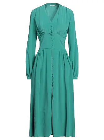 CALIBAN Midi Dress - Green