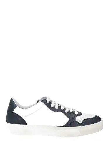 CAFÈNOIR Leather Low-top Sneakers - Blue